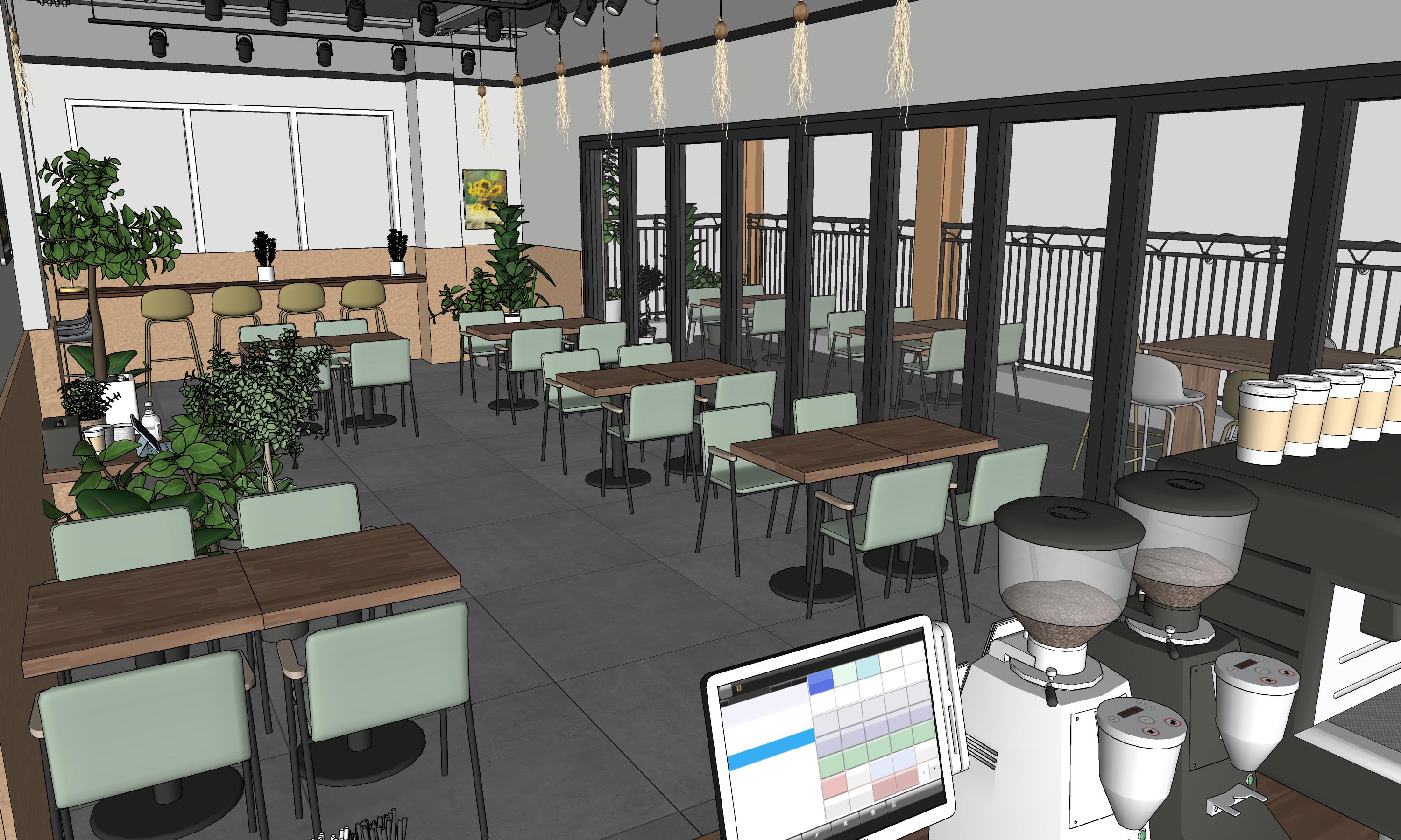 돈드로우 - 그린&그레이 카페